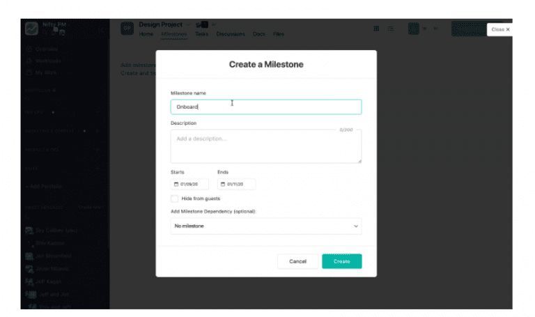 Asana Milestones Review + Alternative | Nifty Blog
