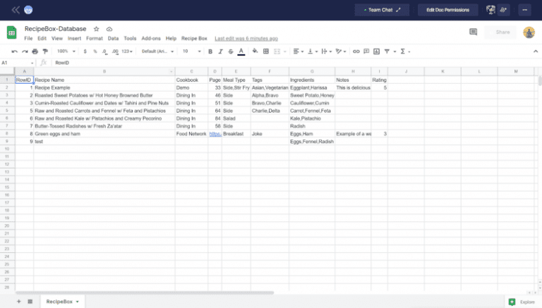 How to create a Recipe Database? (3 ways to get started)
