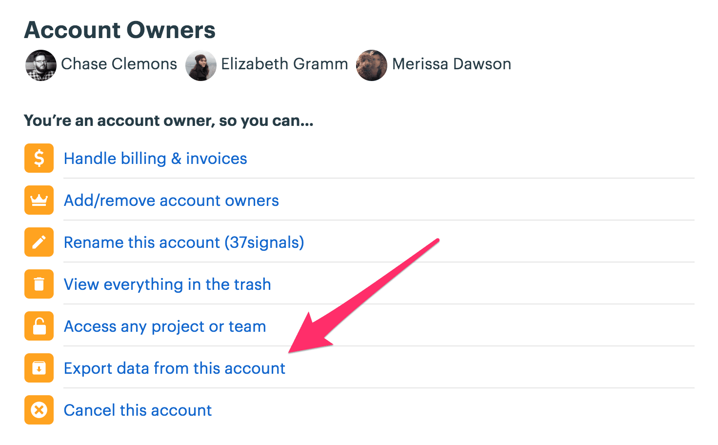 How to Export Data from Basecamp | Nifty Blog