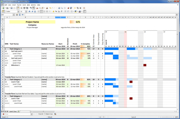 15 Free Gantt Chart Templates in Docs, Word, Excel & More