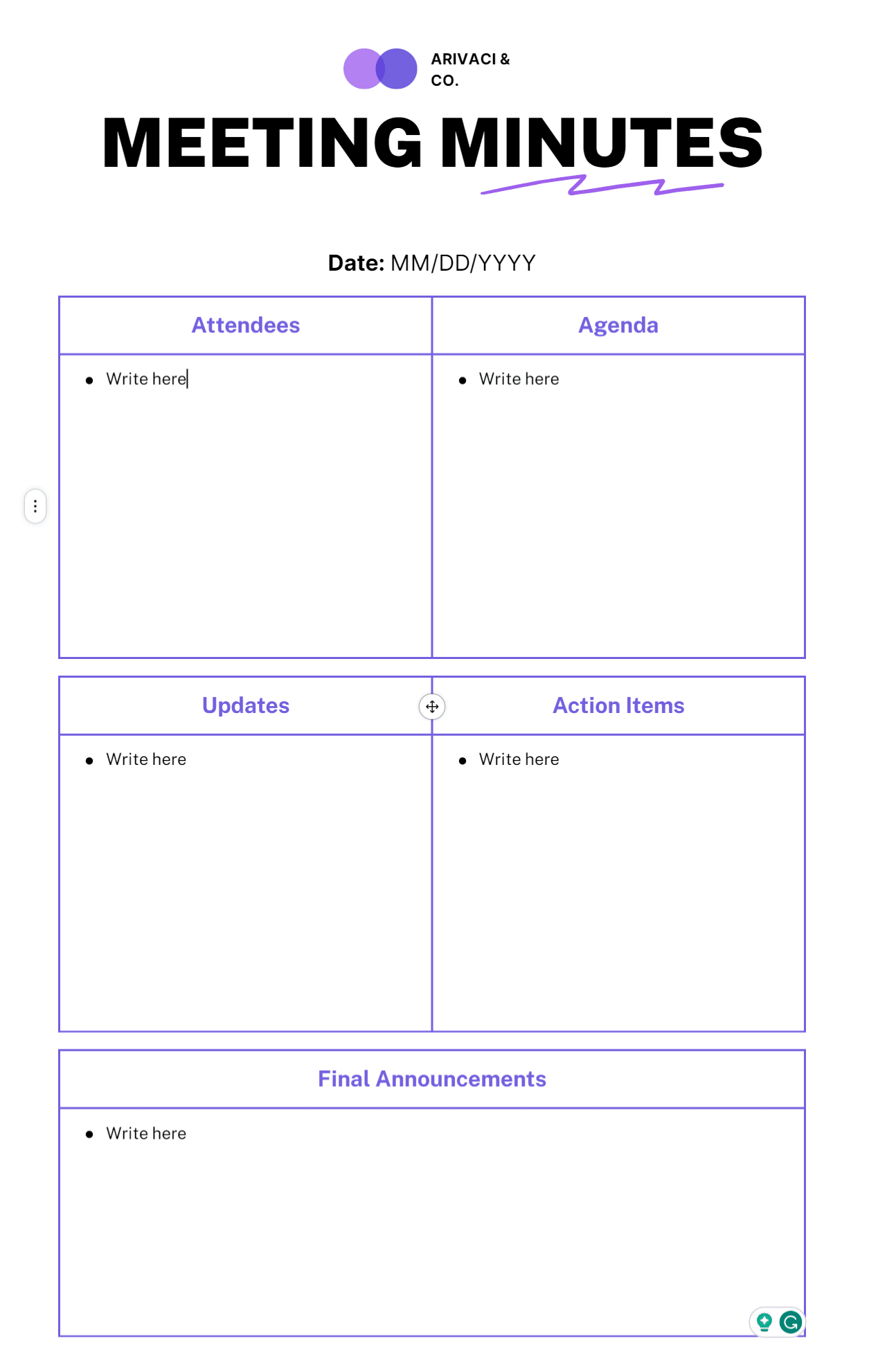 9 Meeting Notes Templates to Stay Organized | Nifty