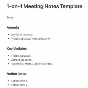 9 Meeting Notes Templates to Stay Organized | Nifty