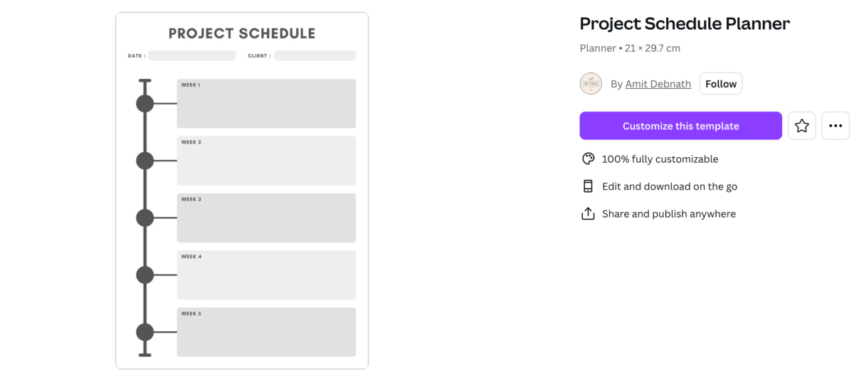 10 Project Schedule Templates You Have Got To Try Out!